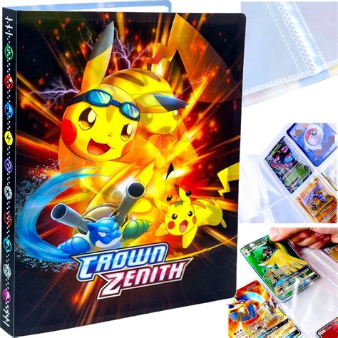 POKEMON ALBUM NA KARTY KOLEKCJONERSKIE 432 KARTY DUŻY FORMAT KLASER