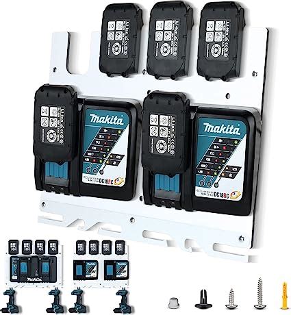 TOPOWN 3in1 Wandhalterung für Makita Akkuhalter und Ladegeräte