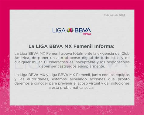 Ligabbvafemenil On Twitter La Liga Mx Femenil Informa Https T Co