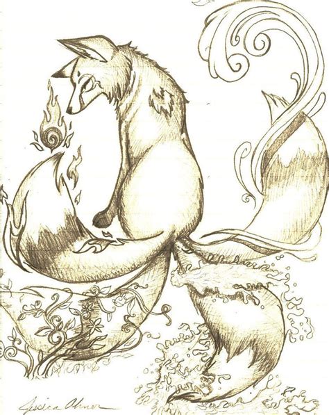 Kitsune Doodle By Kitsunefire7 Deviantart On DeviantArt Kitsune