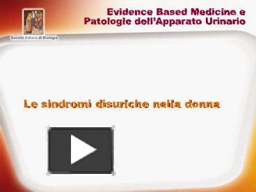 PPT Evidence Based Medicine E Patologie DellApparato Urinario