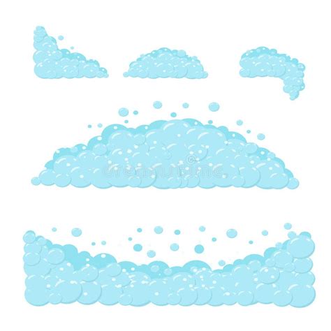 Juego De Espuma De Jabón De Dibujos Animados Con Burbujas Suds Azul