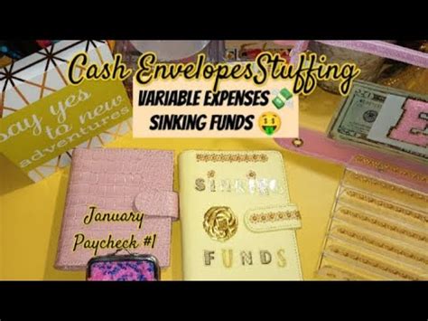 First Cash Stuffing January Paycheck 1 450 Cash Envelopes Stuffing