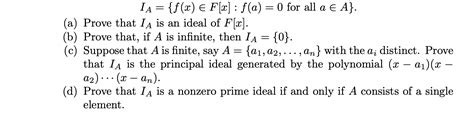solved let f be a field and let be a nonempty subset