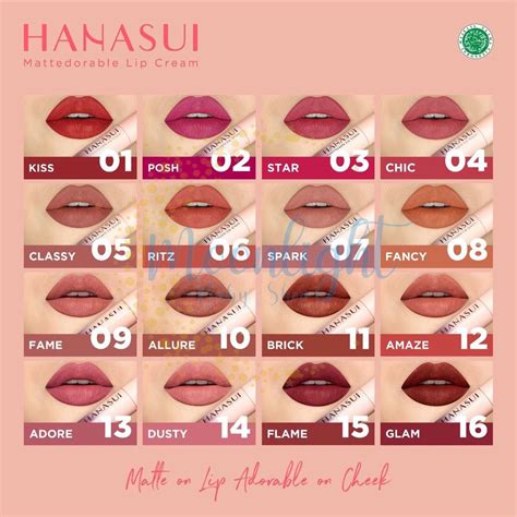 Hanasui Mattedorable Lip Cream Matte Dorable LipCream Liquid Lipstick