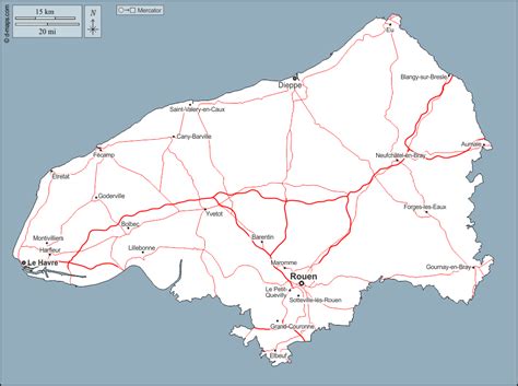Seine Maritime carte géographique gratuite carte géographique muette