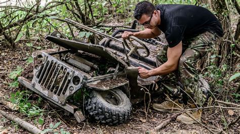 Restoration Mini Jeep Willys With Engine 150cc Restore Abandoned Old