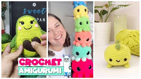 TikTok Crochet Amigurumi Compilation 61 Blu Llama YouTube