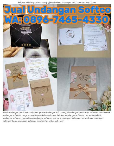 Ppt Wa Grosir Undangan Pernikahan Softcover Murah