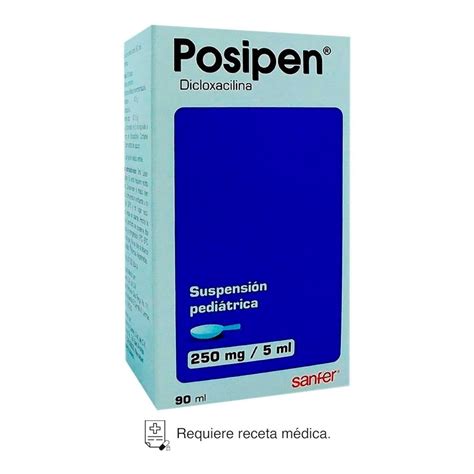 Posipen Dicloxacilina Mg Ml Suspensi N Pedi Trica Ml Walmart