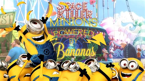 Illustration Cartoon Happy Bananas Minions Despicable Me Carnival