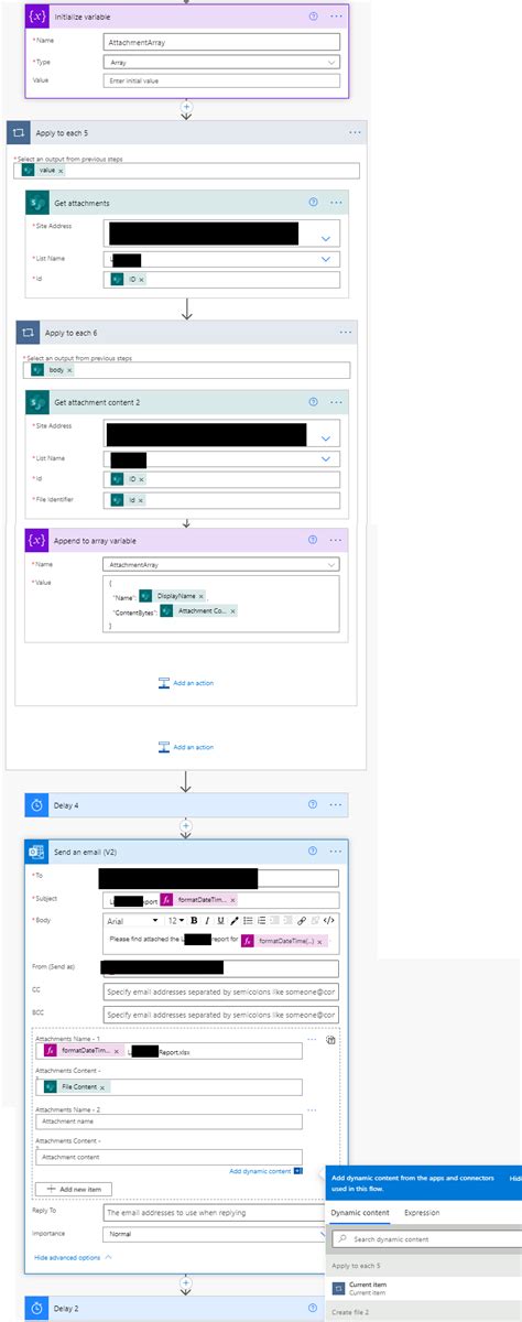 solved email multiple attachments from multiple records i power platform community