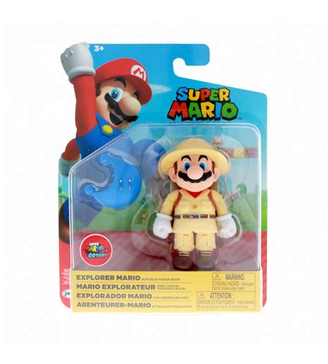 World Of Nintendo Explorer Mario Action Figure Visiontoys