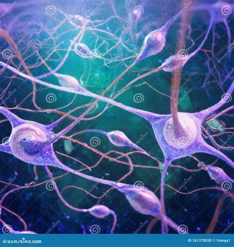 Neurotransmitter Process With Synapse Vesicle And Receptors Outline