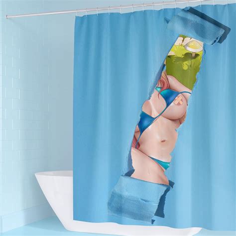 Amazon Itakkaito Cute Fox Girl Shower Curtain Set For Bathroom