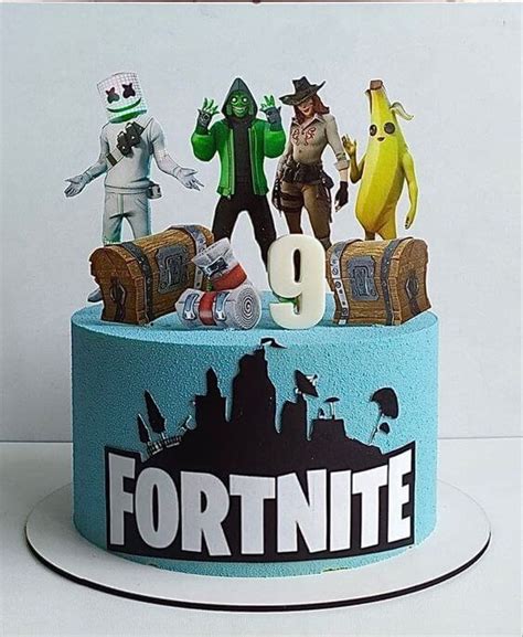 Bolo Fortnite 15 inspirações para sua festa Bolo Guaraná