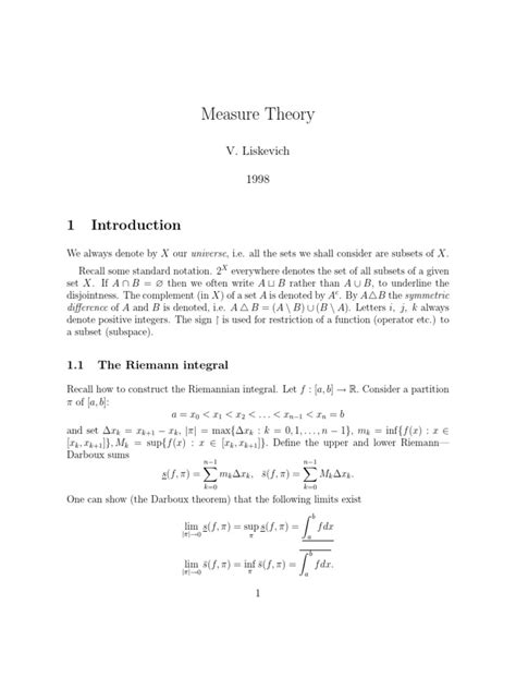 lecture notes in measure theory and integration pdf measure mathematics lebesgue integration
