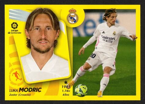 Modric Real Madrid Chrome La Liga Santander Este Sandwiches
