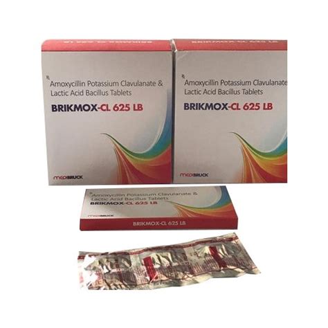 Amoxicillin Potassium Clavulanate And Lactic Acid Bacillus Tablet At Rs