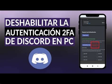 C Mo Deshabilitar La Autenticaci N En Dos Pasos En Discord Desde Tu Pc