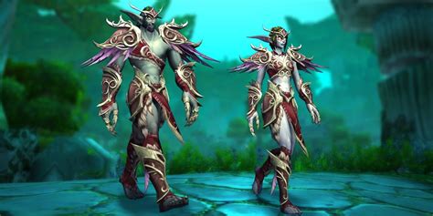 World Of Warcraft Reveals Complete Night Elf And Forsaken Heritage