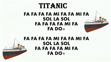 Notas Musicales De Titanic Para Flauta Notas De Titanic En