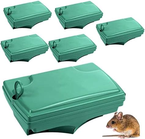 Amazon Qualirey Pack Rat Bait Stations With Keys Reusable