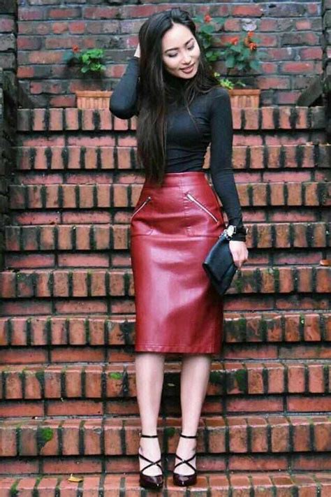 Outfits Con Falda De Cuero Jujuy Al Momento