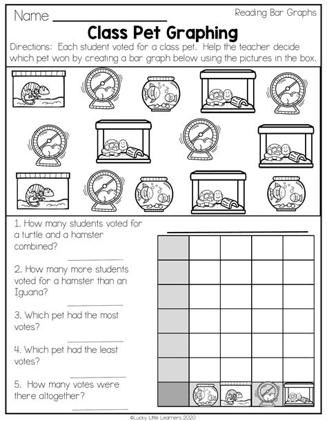 Grade Data And Graphing Worksheets K Learning Bar Graphs Nd Grade