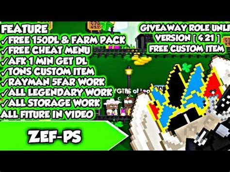 FREE CHEAT MENU GIVEAWAY ROLE GROWTOPIA PRIVATE SERVER TERBARU