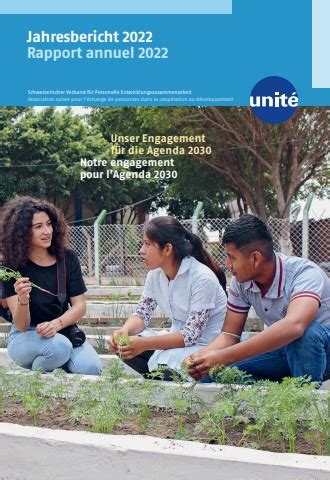 Unité Jahresbericht 2022 Rapport annuel 2022 d Unité info Flip PDF