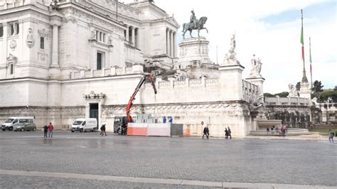 Altare Della Patria Le Prime Immagini Del Restauro Sar Un Cantiere