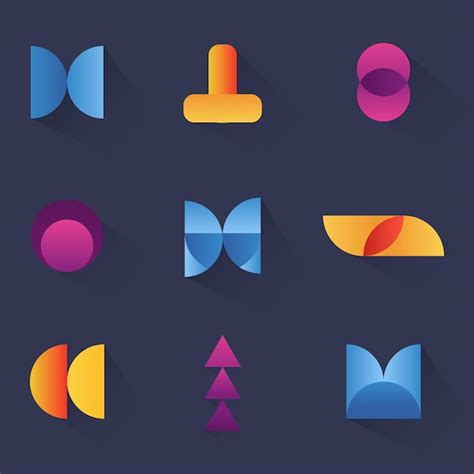 Imagen de diseño de iconos de arte vectorial abstracto creativo