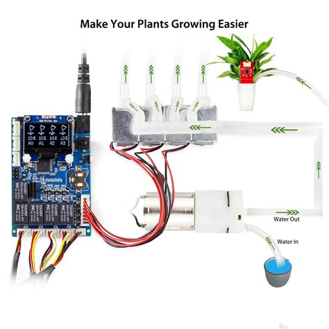 arduino automatic smart plant watering kit 2 1 elecrow a little bird