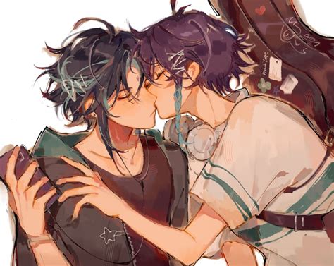 Venti And Xiao Genshin Impact Drawn By Nuiilar Danbooru