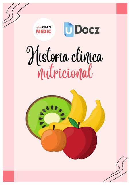 Modelo de Historia Clínica Nutricional Gran Medic uDocz