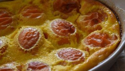 Clafoutis aux abricots Maman ça déborde