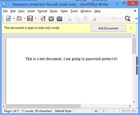 how to protect libreoffice documents with passwords geek rewind