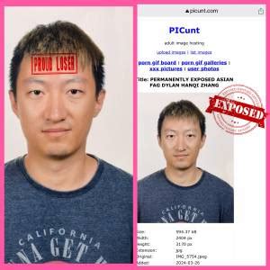 Picunt Permanently Exposed Asian Fag Dylan Hanqi Zhang