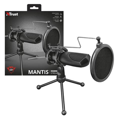 Micrófono Gamer Trust Gxt 232 Mantis Negro Te Amuebla Store