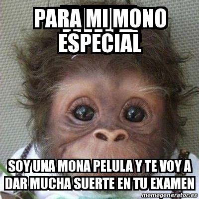 Meme Personalizado Para Mi Mono Especial 30456398