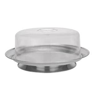Prato Bolo Boleira Tampa Acr Lica Base De A O Inox Cm Leroy Merlin