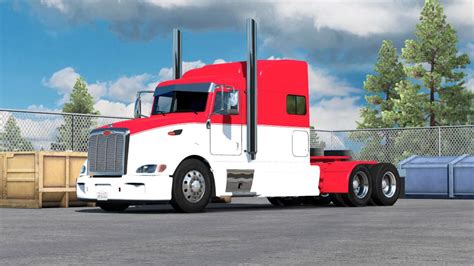 ATS Peterbilt 386 Paintable Two Tone Skin V1 0 1 37 X American
