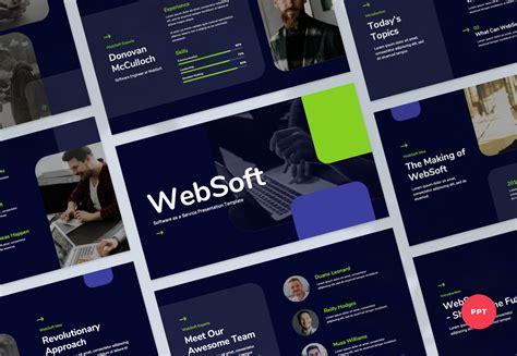 Saas Powerpoint Presentation Template Graphue