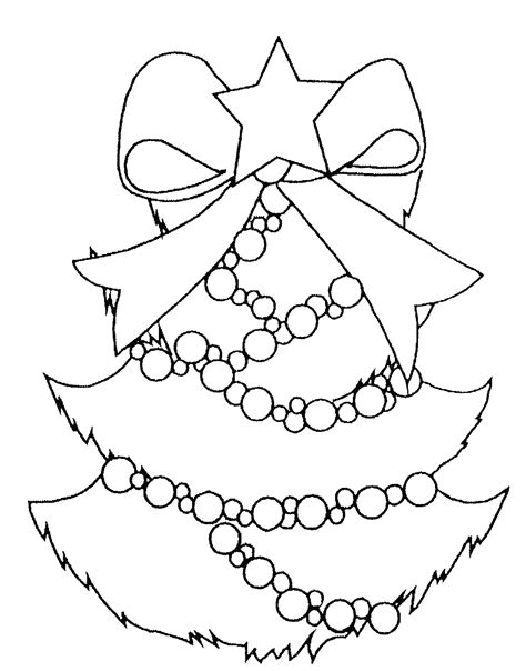 Coloriage Sapin de Noël 167467 Objets Dessin à colorier