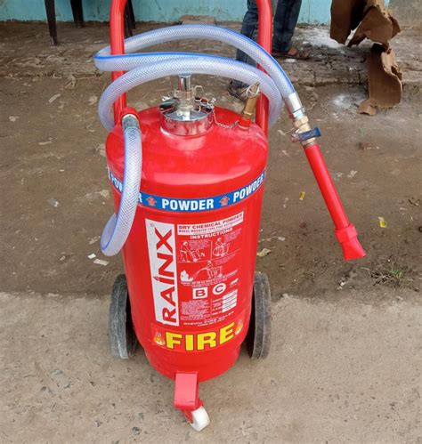RAINX Dry Powder Type DCP Fire Extinguisher 25 Kg For Industrial Use