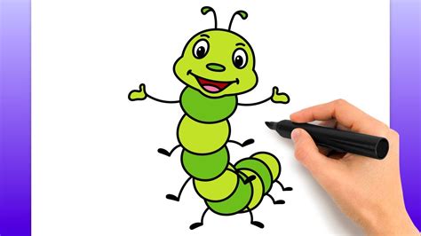 Como Dibujar Una Oruga F Cil Tutorial De Dibujo Paso A Paso Youtube
