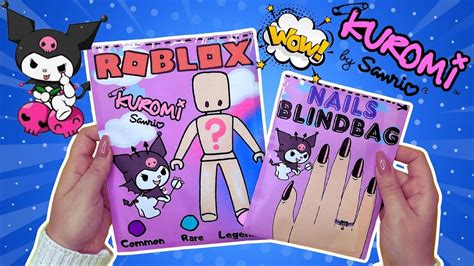 Paper Diy Roblox Sanrio Outfits Kuromi Avatarworld Blind Bag