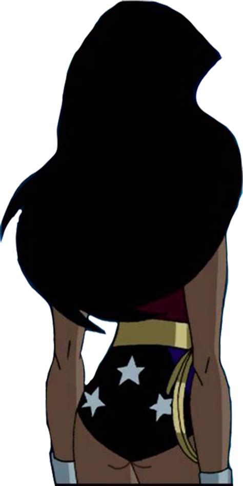 Wonder Woman Dcau From Behind Vector By Homersimpson1983 On Deviantart