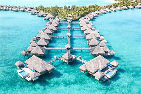 Tahiti Huts Over Water